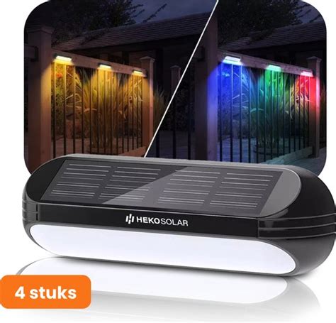 Heko Solar® Tuinverlichting Dense 4 Stuks Solar Tuinverlichting Op Zonne Energie Bol