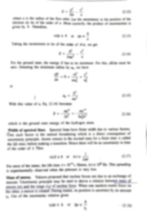 Solution Uncertainty Principle And Its Applications Studypool