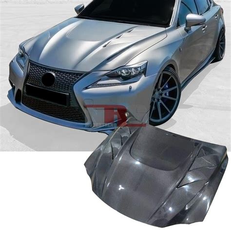For 2014 2020 Is250 Is350 Lexus Is Ags Style Vented Carbon Fiber Hood