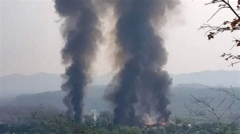 ပေါက်မြို့နယ်တွင်း စစ်ကောင်စီလေကြောင်းတိုက်ခိုက်မှု ဒေသခံတချို့ ထိခိုက်