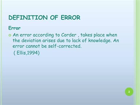 Error Analysis Lecture Pptx