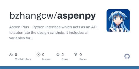 Github Bzhangcw Aspenpy Aspen Plus Python Interface Which Acts As An Api To Automate The