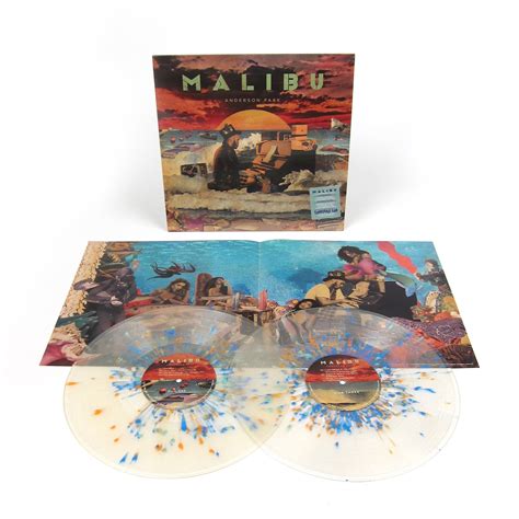 Anderson Paak Malibu Clear Splatter Colored Vinyl Vinyl 2lp Turn