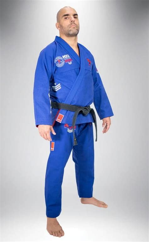 Blue Jiu Jitsu Gi Storm Kimonos Stealth Matrix Mx3 White Wolf