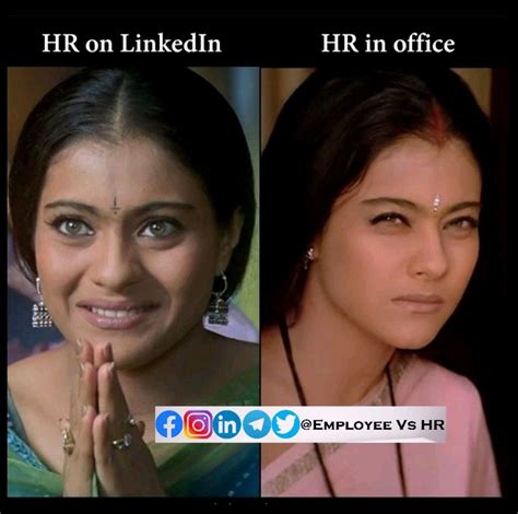employee vs hr on linkedin linkedin instagram telegram facebook