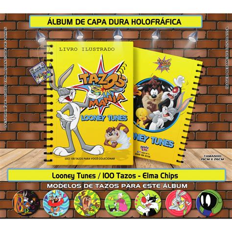 Álbum Looney Tunes Tazos Elma Chips Shopee Brasil