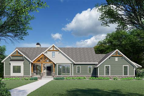 Plan 29898rl 3315 Square Foot Walkout Ranch House Plan With Formal