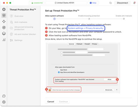Enabling Threat Protection Pro™ On Older Macos Versions Live Chat Vpn Setup Troubleshooting