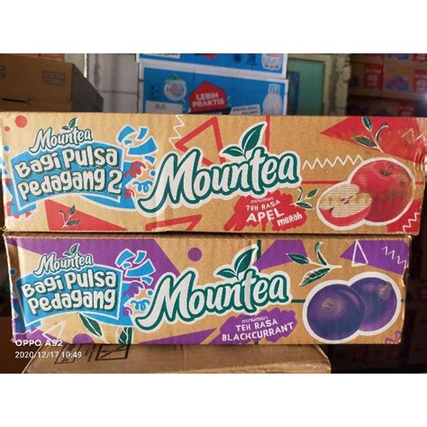 Jual Mountea Minuman Cup 180ml 1 Karton 24 Cup Shopee Indonesia