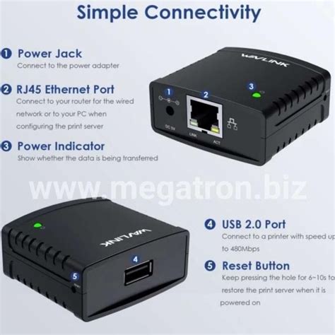 Jual Network Print Server Lan Rj45 To Usb 1 Usb Printer Sharing Banyak Pc Shopee Indonesia