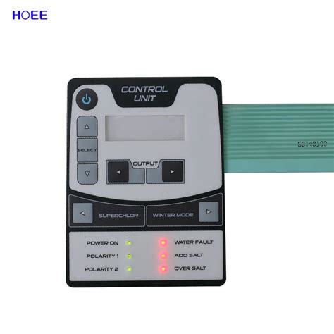 Custom M Adhesive Push Button Membrane Keypad Waterproof Membrane Switch With LED Products From