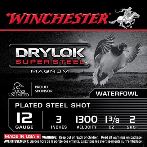 Winchester Drylok 12ga 3 2 Steel 1375oz 25rds Fc 20892007765
