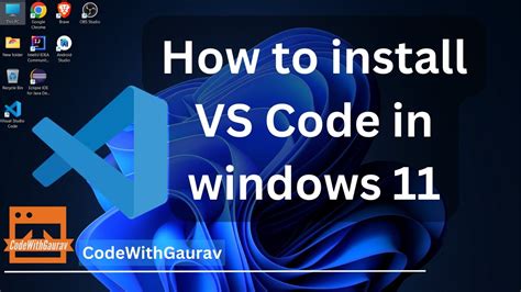 How To Install Visual Studio Code In Windows YouTube