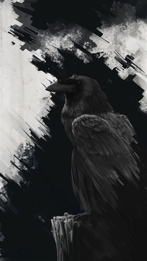 Crow Wallpapers Black And