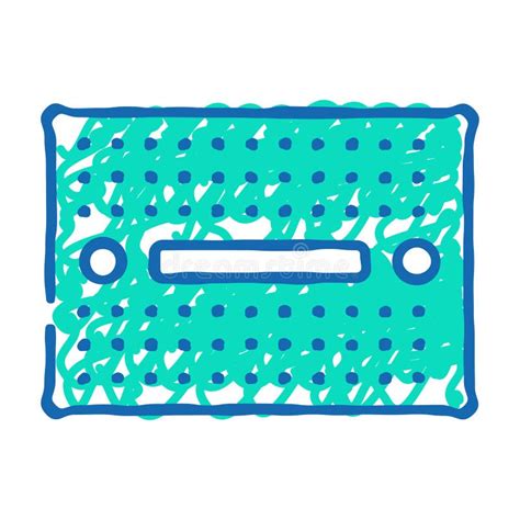 Breadboard Prototyping Electronics Icon Doodle Illustration Stock Illustration Illustration Of