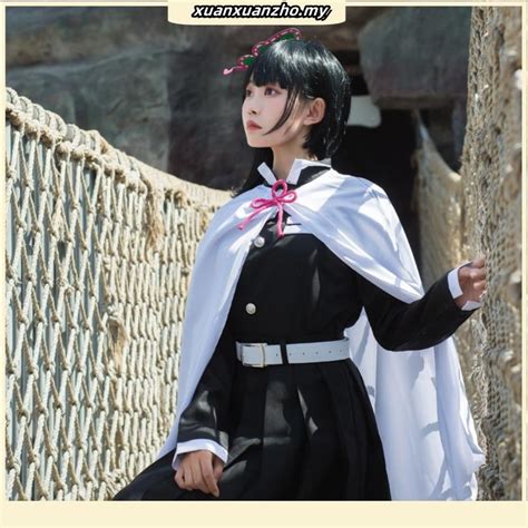 Tsuyuri Kanao Costume Anime Demon Slayer Cosplay Tanjirou Kimetsu No