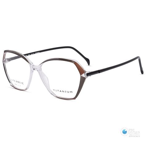 Stepper Womens Lightweight Titanium Glasses Si 30228 Crystal Clear