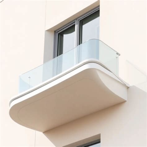 Kapinos Balkon Półokrągły — Trwałe Okapniki Dla łukowych Balkonów