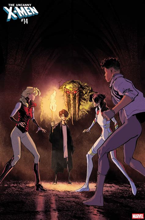 Uncanny X Men 14 First Look Man Thing And The Outliers Unearth The