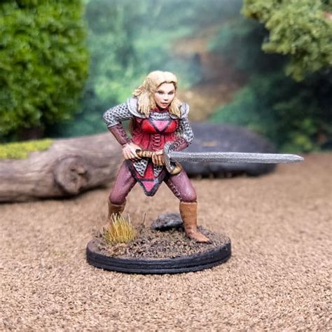 Female Human Fighter I Badger Games Female Human Fighter I Badger Games