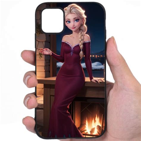 Elsa Frozen Risqu Outfit Hentai Mashup Art Iphone Samsung Phone Case