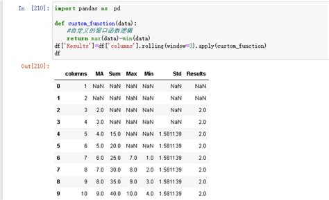 第六课 34 Pandas窗口函数andpandas数据读写pandas 滑动窗口自定义函数 Csdn博客