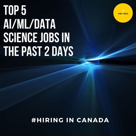 Hiring Canada Ai Ml Datascience Bigdata Datascience Canada
