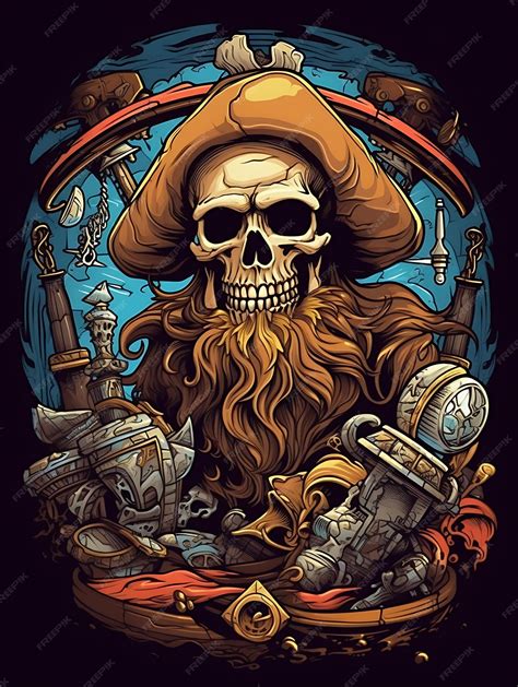Premium Vector Vector Pirate Illustration