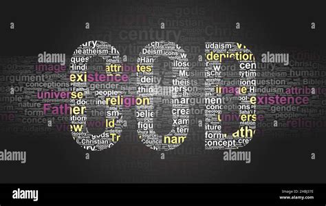 God Essential Subjects And Terms Related To God Arranged By Importance In A 4 Color High Res