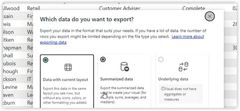 Reporting Export A Table Visualisation To Excel Kallidus