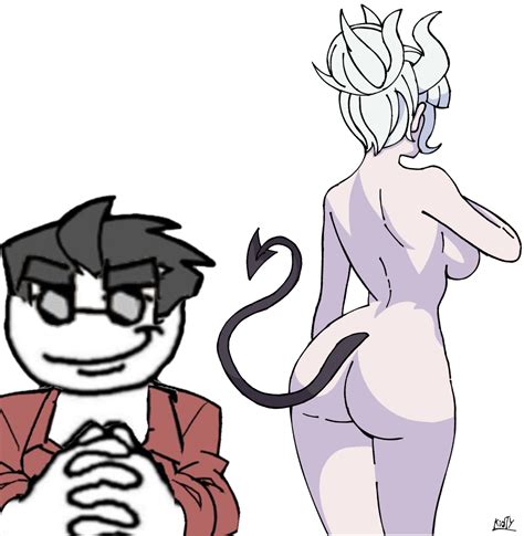 Lucifer And Helltaker Helltaker Drawn By Kidty Danbooru