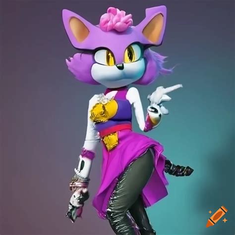 Blaze The Cat Costume