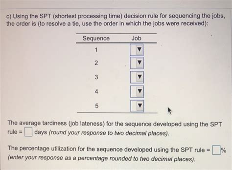 Solved A Using The Fcfs First Come First Served