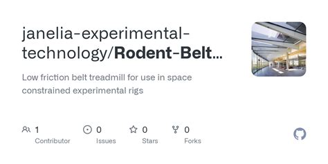 GitHub Janelia Experimental Technology Rodent Belt Treadmill Low Friction Belt Treadmill For