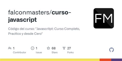 GitHub falconmasters curso javascript Código del curso Javascritpt Curso Completo