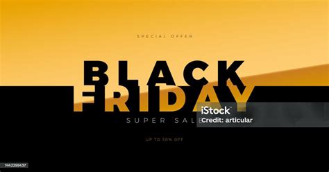 블랙 프라이데이 슈퍼 세일 그림 검정색과 금색 대비 배경에 황금 글자 벡터 새해와 크리스마스 디자인 템플릿으로 인사말 카드