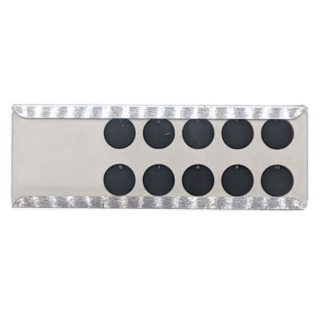 Microfossil Slide 15 10 Cavities Black Background Zoic Palaeotech Limited