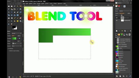 Blend Tool Part 1 Gimp Beginners Guide Ep55 Youtube