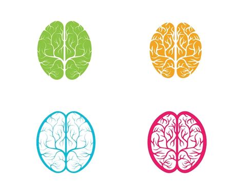 Premium Vector Health Brain Vector Illustration Icon