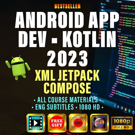 Android App Development With Kotlin 2023 Programming Course For Pc Windows Learn Xml Jetpack