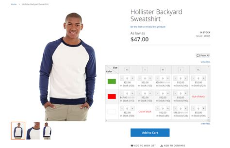 Magento2 Configurable Product Matrix Extension Magezon