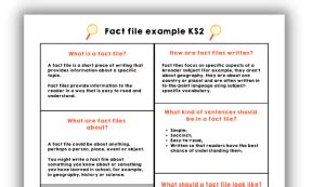 Fact File Example How To Teach Informational Writing Teachwire