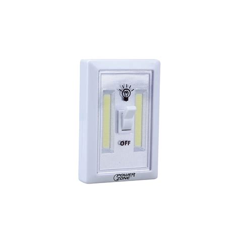 PowerZone Cordless Light Switch LED Lamp Lumens Wall Mounting