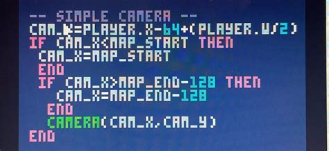 I Need Help With The Camera R Pico8