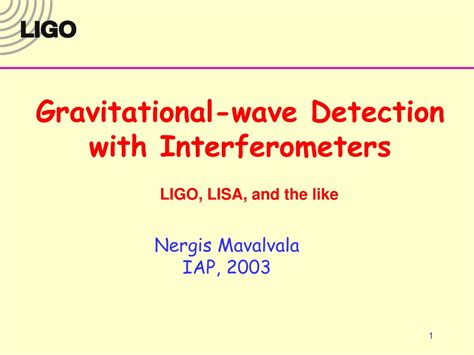 PPT Gravitational Wave Detection With Interferometers PowerPoint Presentation ID 9717150