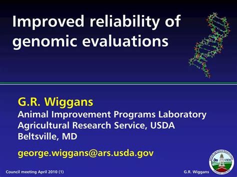 Ppt Improved Reliability Of Genomic Evaluations Powerpoint