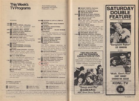 Garage Sale Finds What Was On Tv February 2nd Through 10th 1978