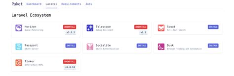Github Cybercog Laravel Paket Composer Gui Manage Laravel Dependencies From Web Interface