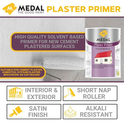 Medal Plaster Primer Solvent Based Bht Paint Store