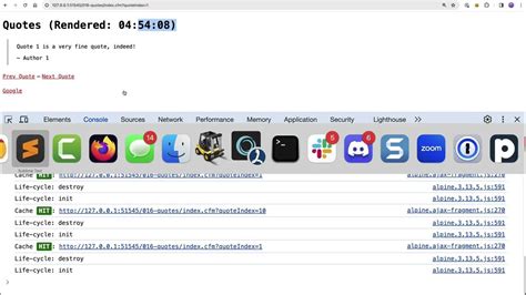using alpine js to ajax ify html fragments served from coldfusion youtube